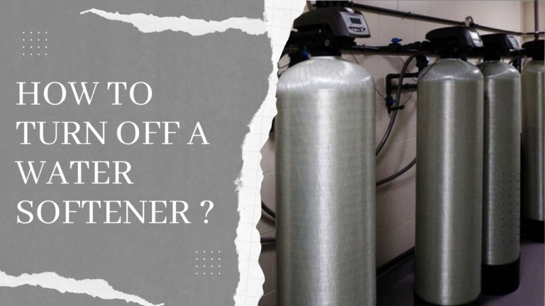 How to Turn Off a Water Softener & When You Should - Charlie Trotters - CharlieTrotters